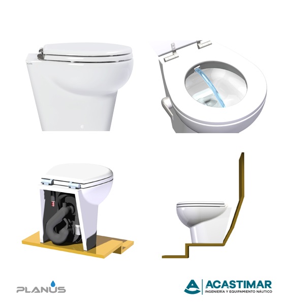 Dos nuevos toilets de la gama Planus – Panorama Náutico