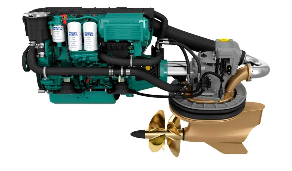 Volvo Penta actualiza su sistema de transmisión IPS y su famosa cola ...